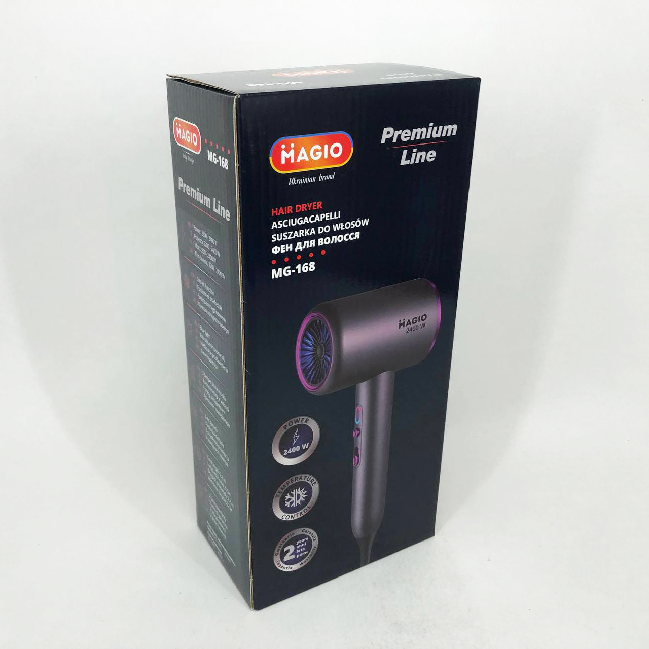 Фен MAGIO MG-168, Електрофен для волосся, Фен для дому, Фен потужний, Фен для голови, Жіночий ...