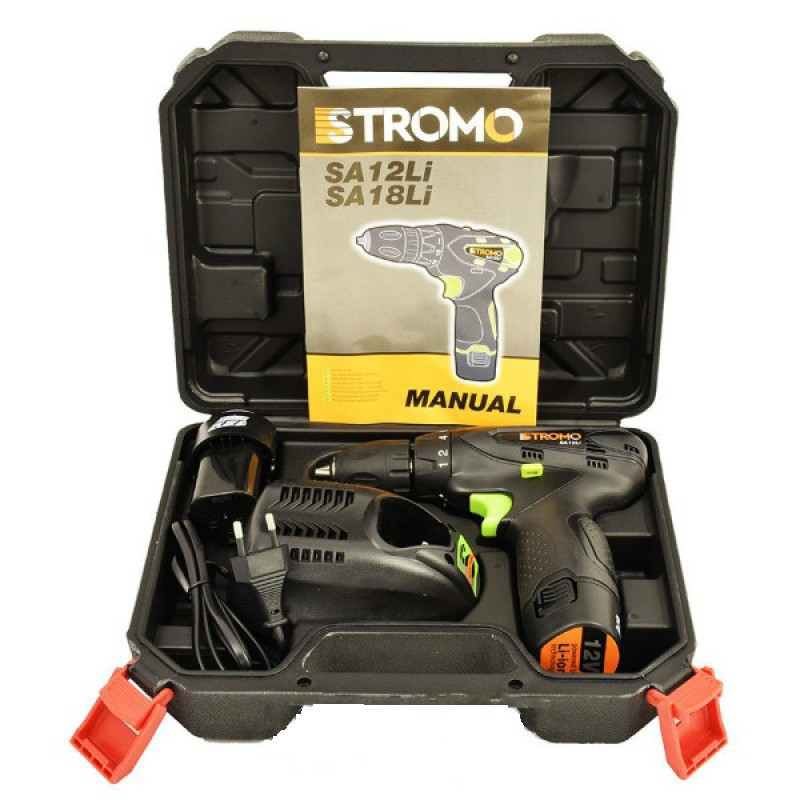 Шуруповерт аккумуляторный Stromo SA-12 Li Extra (2 АКБ + ЗУ) (ID#2312532218), цена: 2100 ...