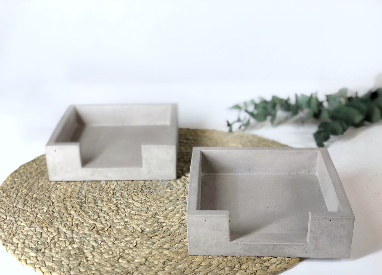 Серветниця з бетону підставка для серветок на стіл для кафе ресторанів барів Id 2069532780