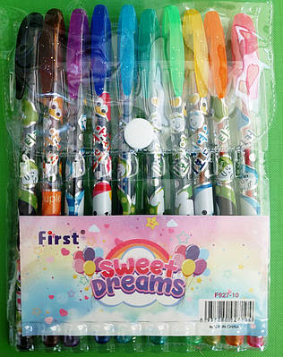 Канц Набір гелевих ручок Unimax /UX-132/ Trigel-3, 10 кол. (1/20) (Канц 20), ціна: 99.99 ...