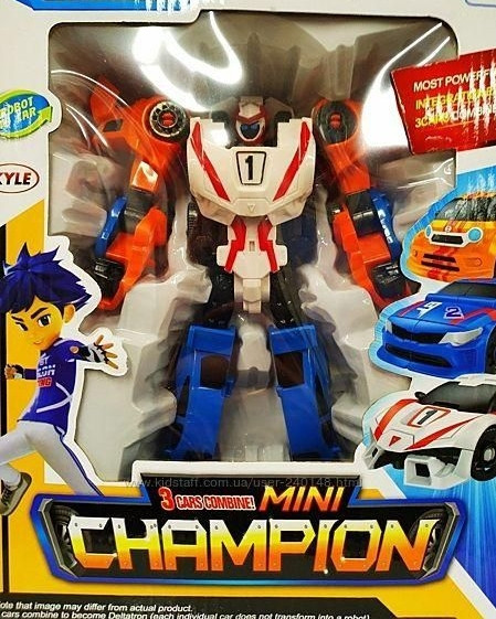 Робот трансформер Tobot тобот Чемпион 3 в 1 mini Champion 529 ...