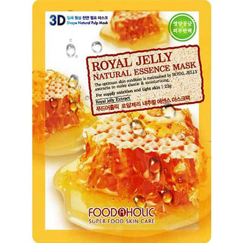 Food A Holic Natural Essence Mask Royal Jelly 23g Food A Holic Natural ...