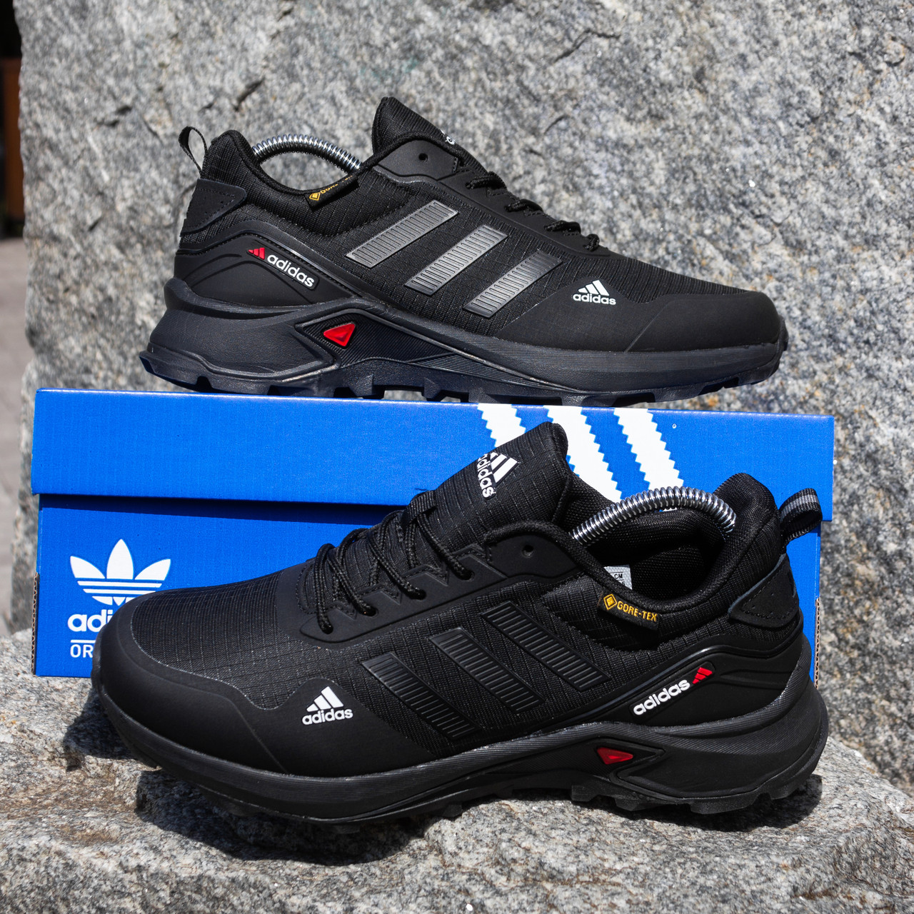 Мужские Кроссовки Adidas Gore-Tex черные адидас (ID#2313718311), цена ...