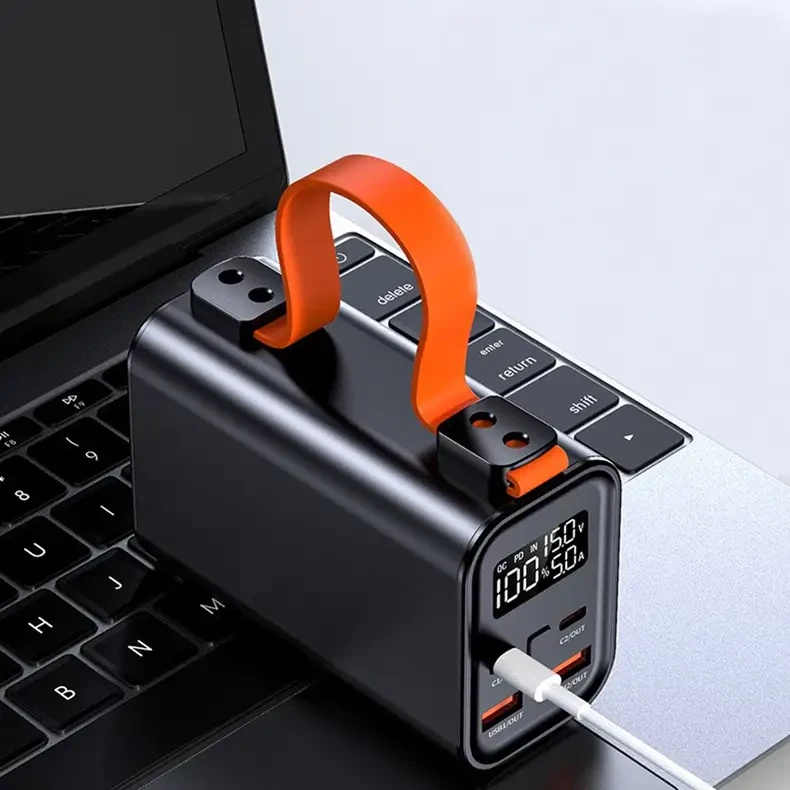 Power Bank KP 100W / 30000 mAh + Быстрая зарядка +Прожектор. Акция ...