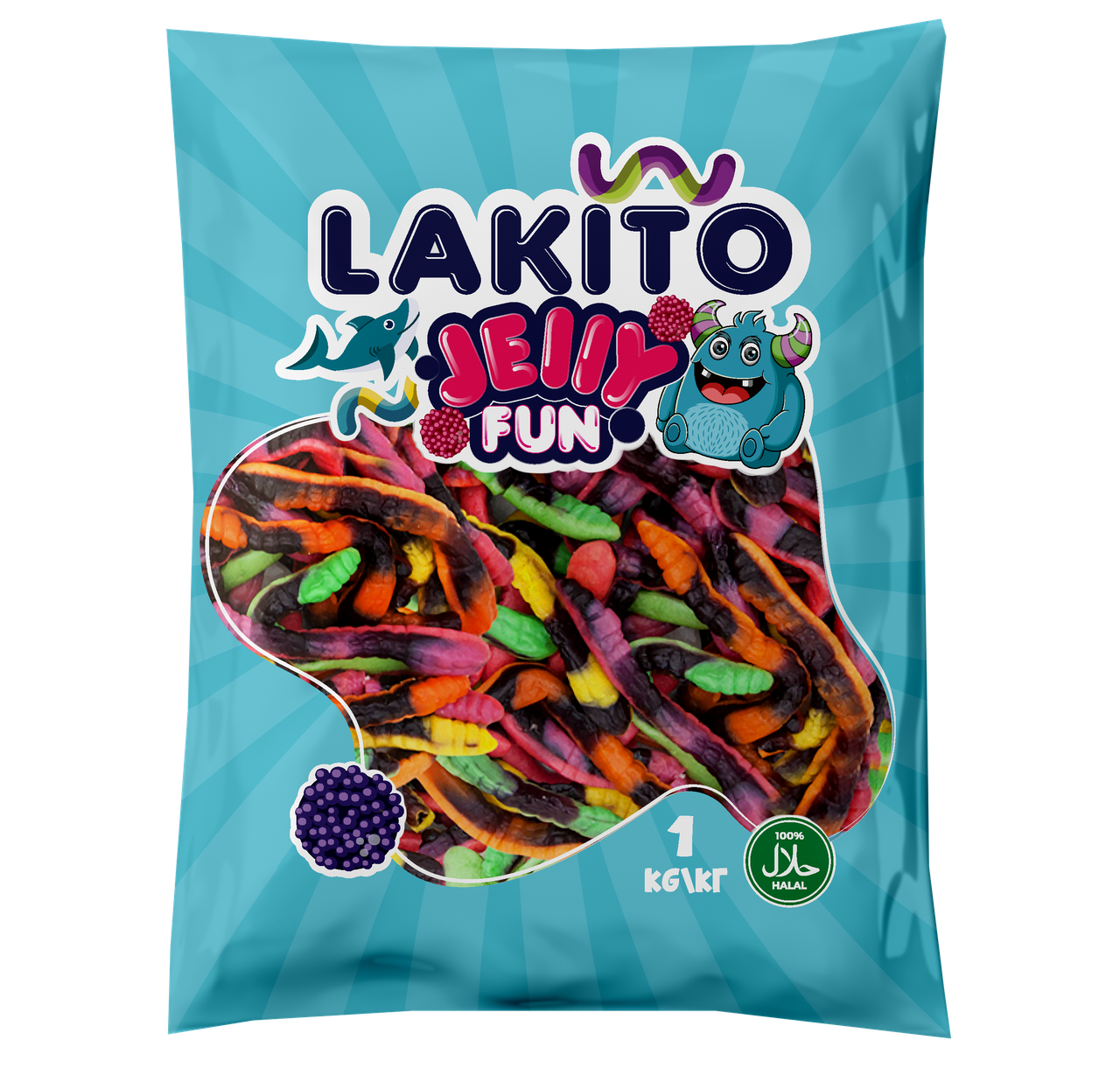 Желейні цукерки Змії 1 кг TM Lakito Бельгія (ID#2314414271), ціна: 303. ...