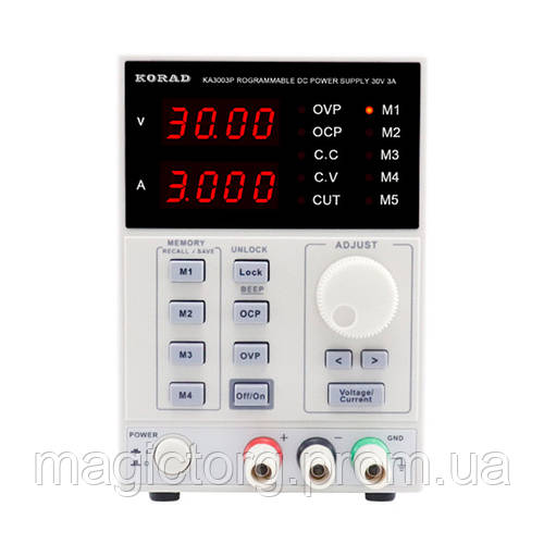Блок питания 30V 3A Korad KA3003P с цифровой индикацией для лабораторных исследований a (ID ...