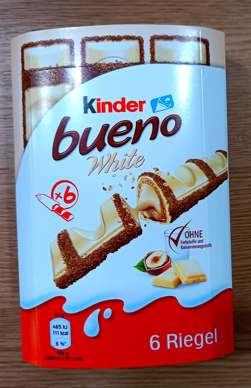 Батончики Kinder Bueno White Chocolate 129 г (ID#2314897341), цена: 180 ...