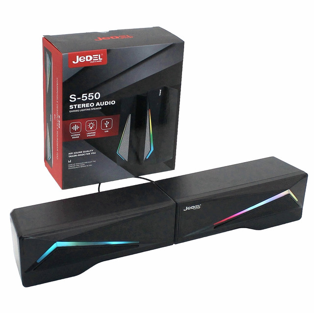 Настольные USB колонки с подсветкой для компьютера ноутбука ПК Jedel S550 (ID#2314983220), цена ...