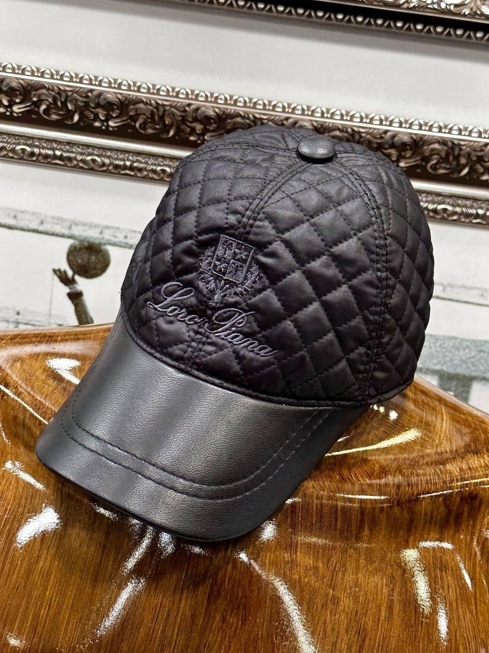 Кепка бейсболка Loro Piana LUX CapLp003 Черная кепка loro piana Мужские ...