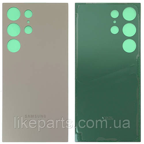 Задняя крышка Samsung Galaxy S24 Ultra S928 серая, Titanium Gray ...