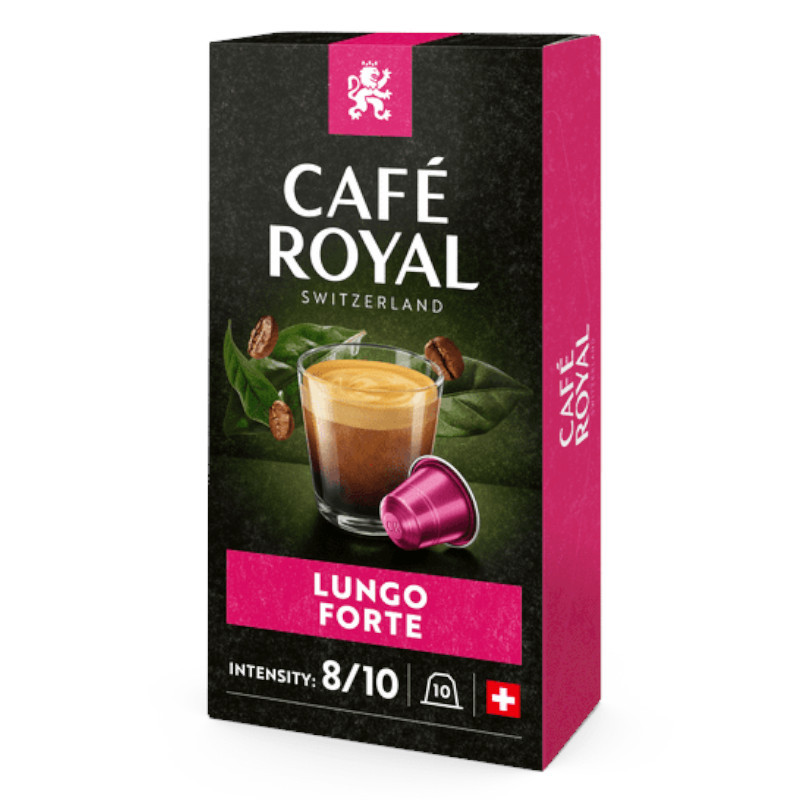 Кава в капсулах Cafe Royal Lungo Forte (10 шт.): продаж, ціна у Львові ...