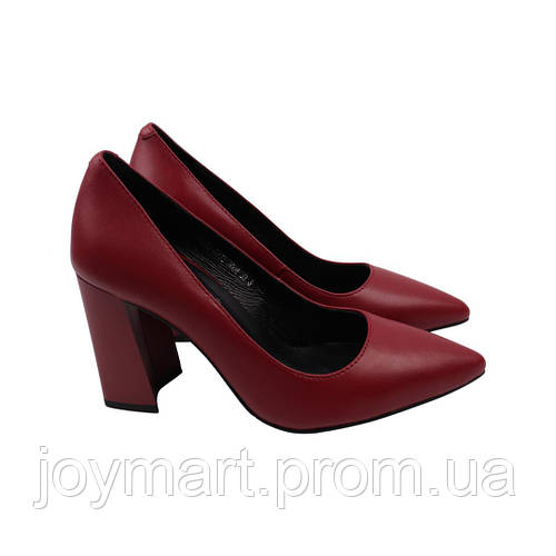 Туфлі жіночі Erisses бордові натуральна шкіра 958-22DT 33 JM, код ...