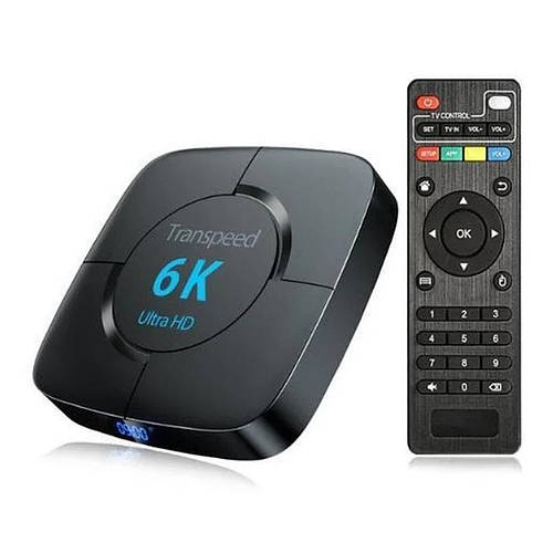 Smart TV приставка Transpeed 6K смарт ТВ 4/64Gb мощная приставка к ...