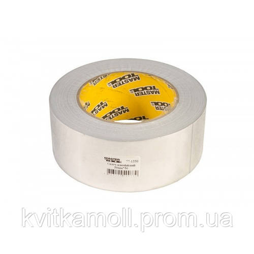 Скотч алюминиевый 50 мм 50 м MASTERTOOL GM (77-1550) KA, код: 8587646 ...