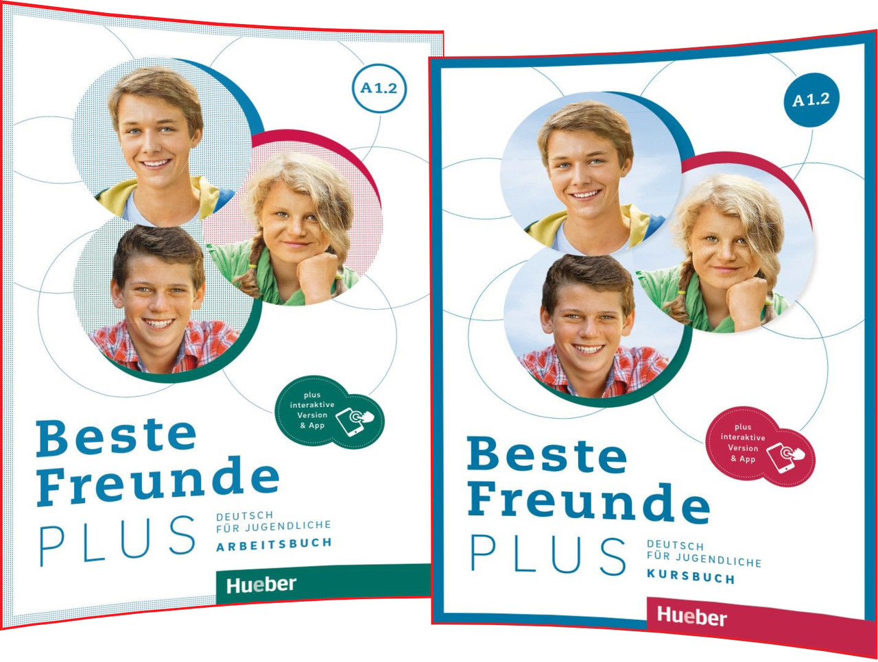 Beste Freunde Plus A1.2. Kursbuch+Arbeitsbuch. Комплект книг німецької мови. Підручник+Зошит ...