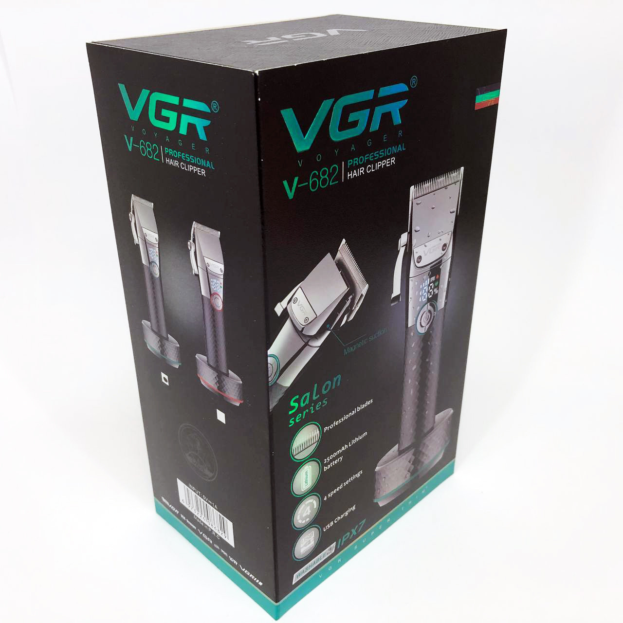 Окантовочная машинка VGR V-682, Мужской набор для стрижки волос беспроводной, NA-826 Триммер ...