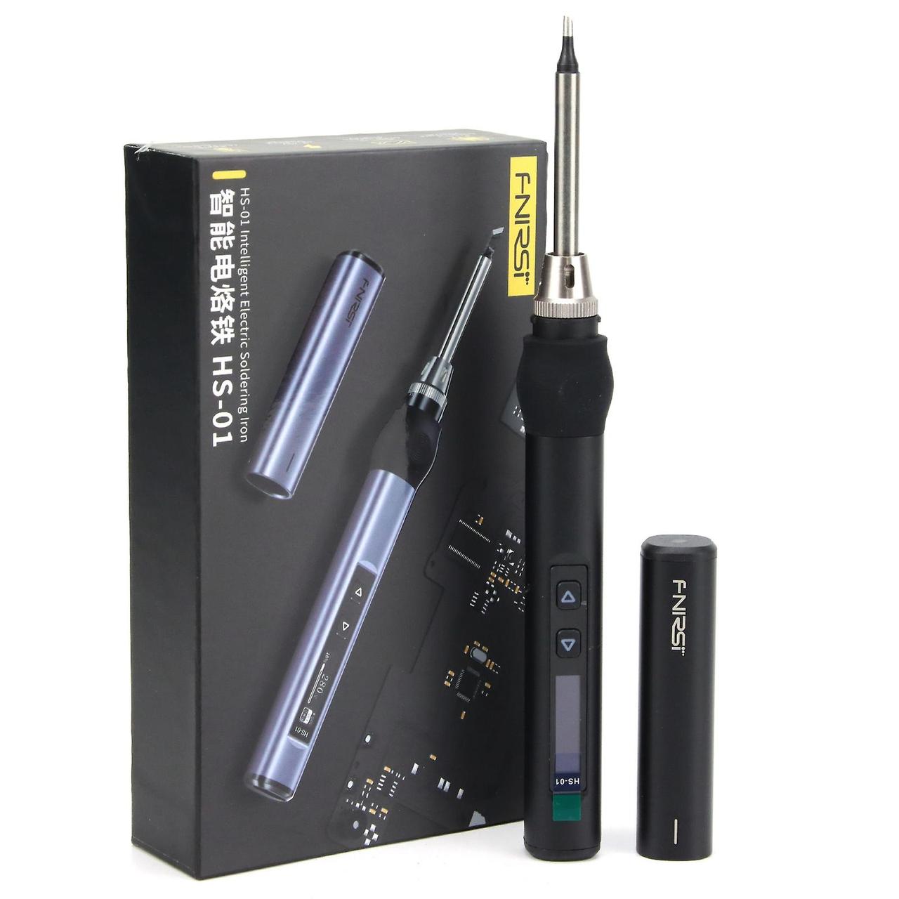 Розумний паяльник Fnirsi HS-01 65W Black Оригінал конкурент TS-100 ...
