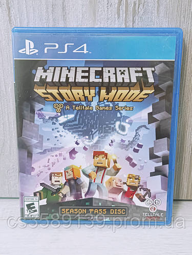 Диск с игрой Minecraft Story Mode для PS4 / русская версия (ID ...