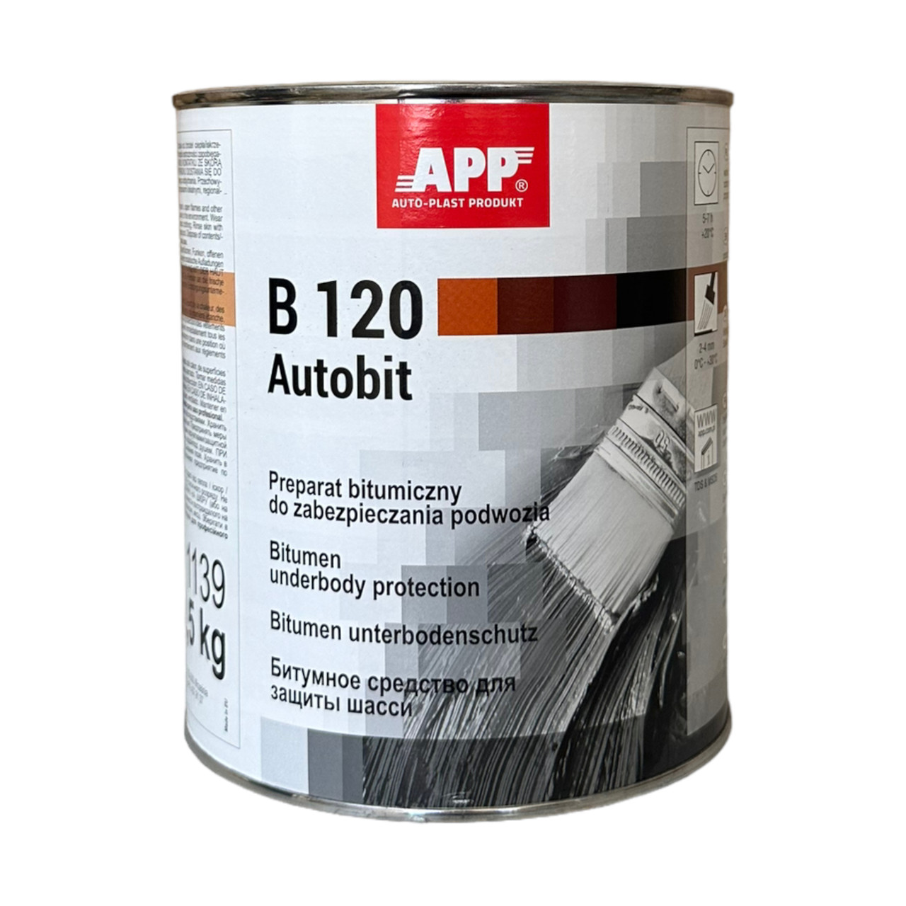 Мастика битумная APP B120 Autobit 2.5 кг, цена: 816 ₴, купить на Prom.ua
