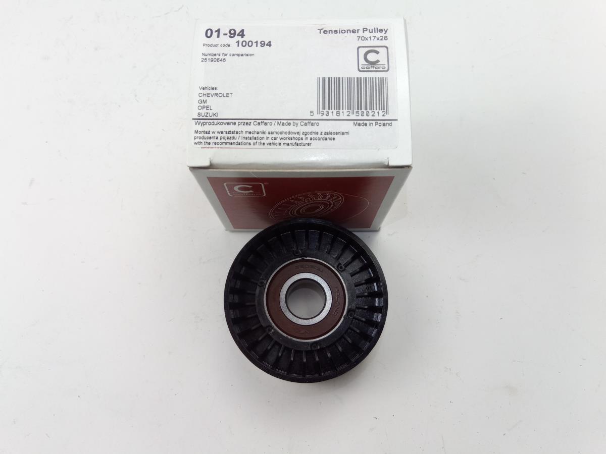 Ролик ремня генератора натяжной Lacetti, CAFFARO (01-94) маленький ф70 ...