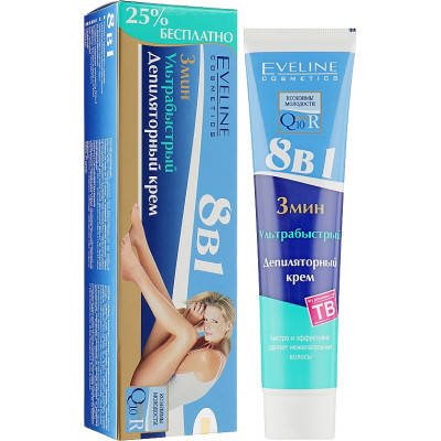 Крем для депиляции Eveline Cosmetics Ультрабыстрый 8 в 1 125 мл ...