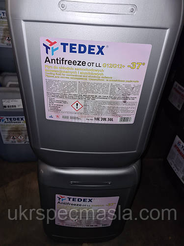 Антифриз TEDEX Antifreeze - 37 G12/G12+, кан 20л (ID#2322327711), ціна ...