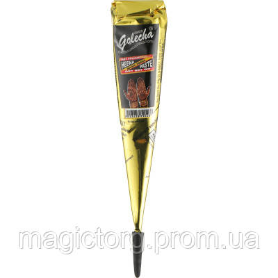 Хна для розпису Golecha в конусі Чорна 25 г 8904054705015 magic, ціна ...