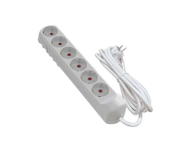 Подовжувач 2м 6 гнізда з заземленням ТМ Neomax, ціна: 444 ₴, купити на ...