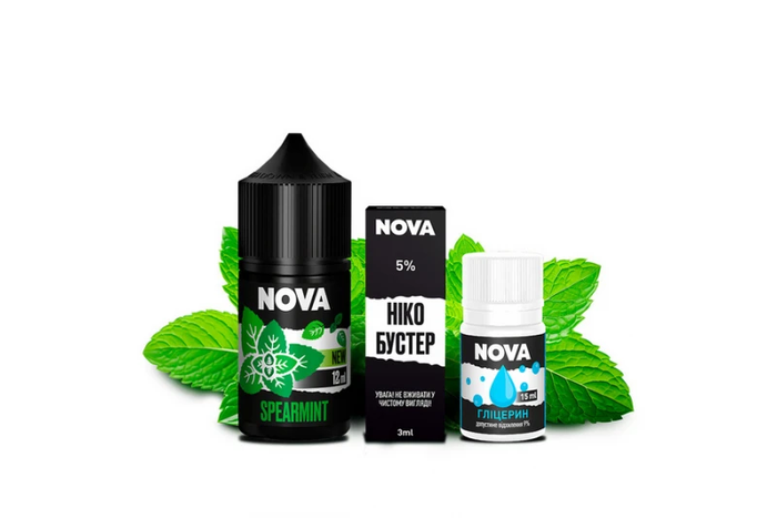 Набір для самозамісу Nova 30мл Мята 30мл 5% (ID#2490350411), ціна: 280 ₴, купити на Prom.ua