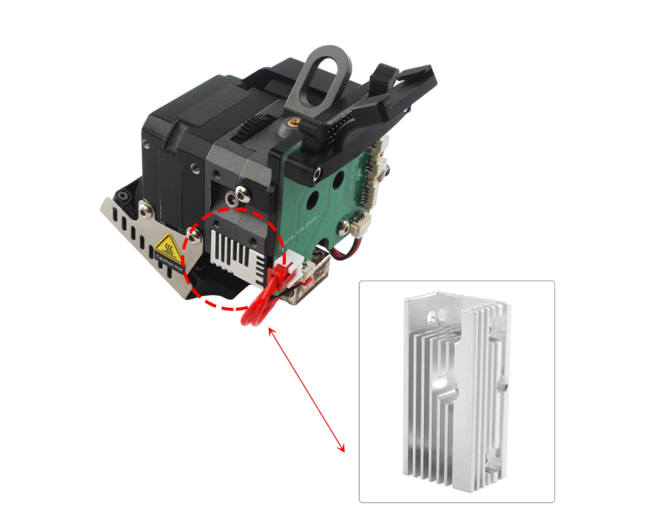 Радиатор Sprite Extruder Pro Cooling Block 41mm*20mm*13mm Ender3 S1 ...