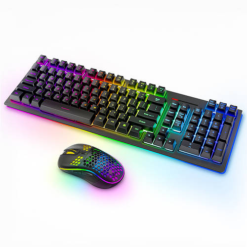 Беспроводная игровая клавиатура и мышь для ПК Moojay Wireless Keyboard ...