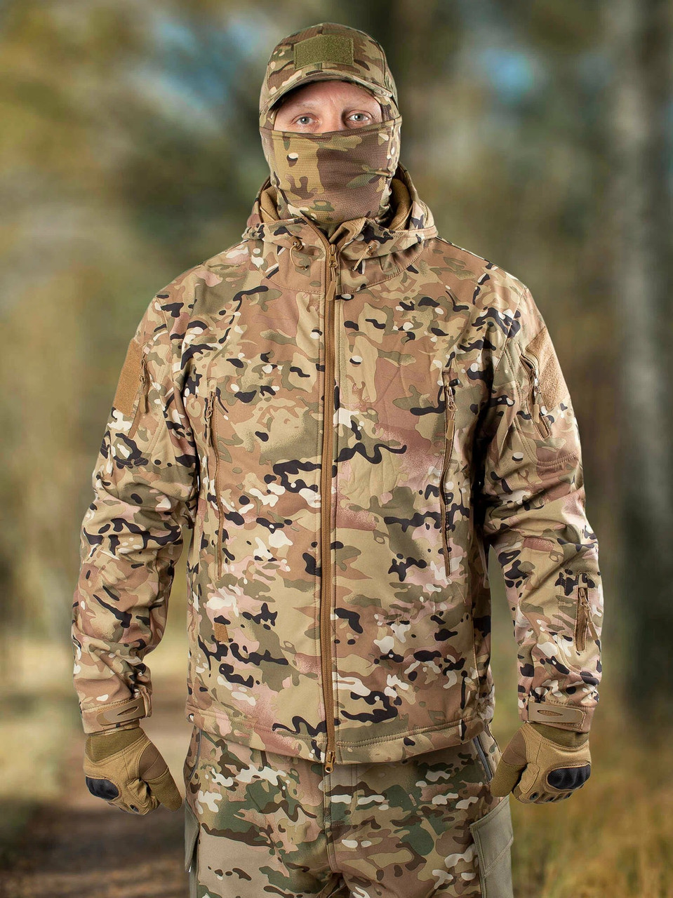 Куртка / вітровка тактична Han Wild Softshell multicam софтшелл ...