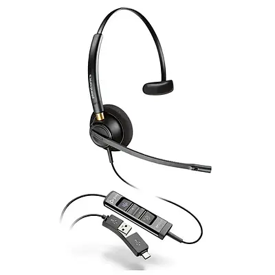 Гарнітура комп'ютерна моно On-ear Poly EncorePro 510, Quick Disconnect ...