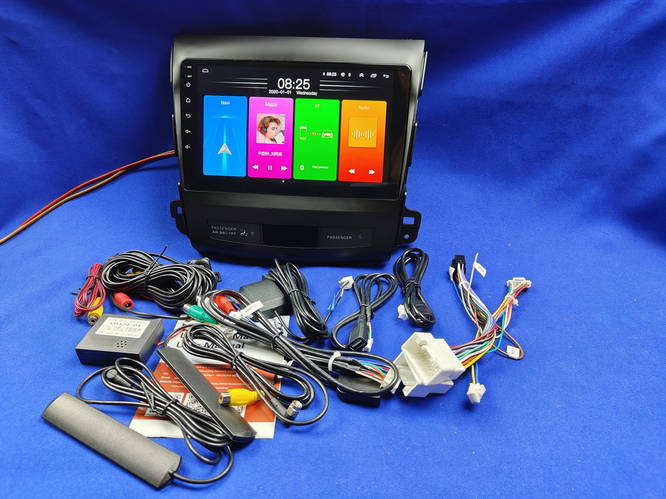 Автомагнітола Mitsubishi outlander (08-11рік) 4/64Gb+4G+DSP+QLed+Камера ...