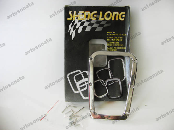 Рамка пыльника КПП F-83017 аллюм./хром(трапеция-2) (наб.) Новинка ...