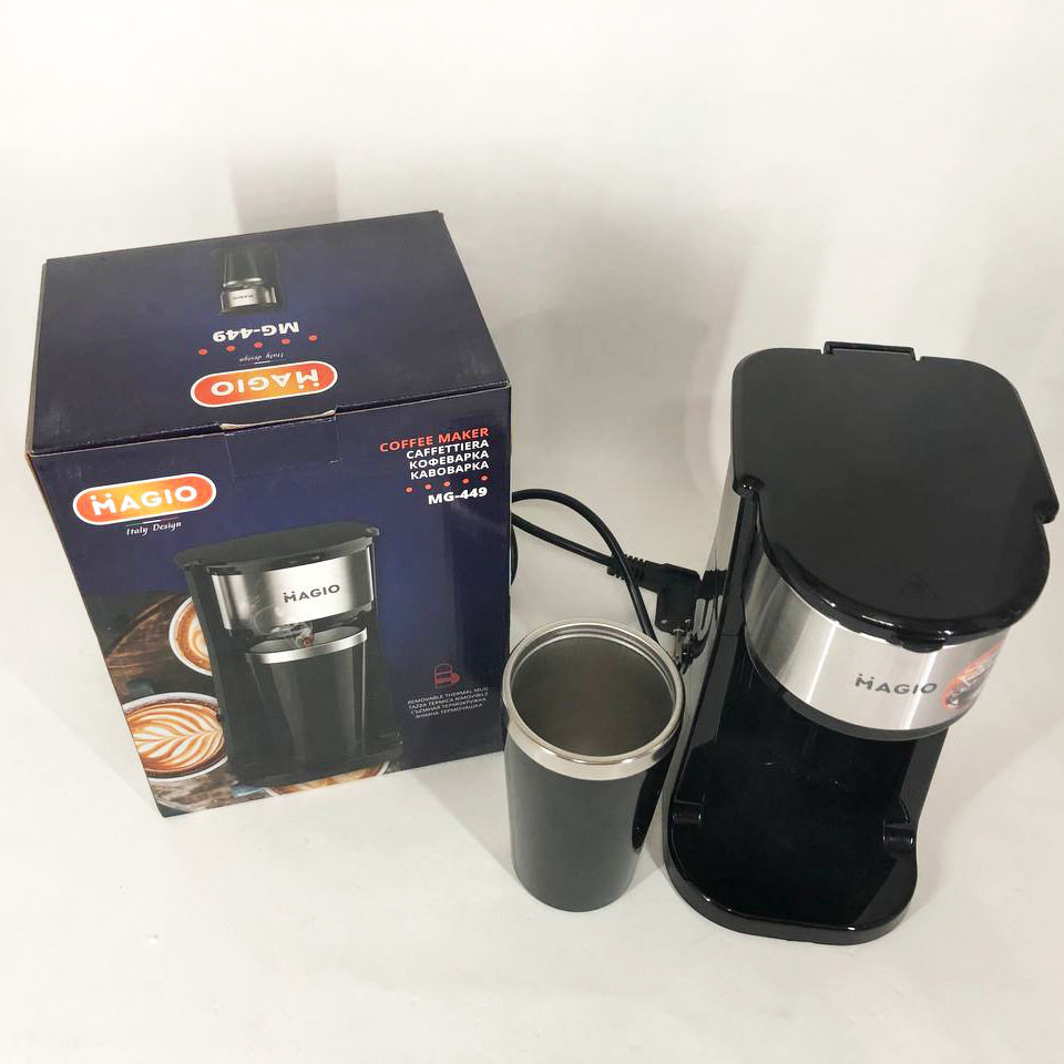 Бытовая электрическая кофеварка для дома Magio MG-449, Апарат для кофе для дома, CY-795 Кофейная ...