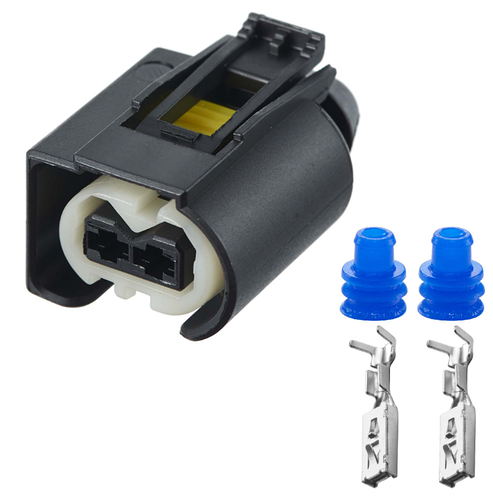 Разъем 2-х контактный гнездовой аналог Mercedes A1685453028 KOSTAL 09 ...