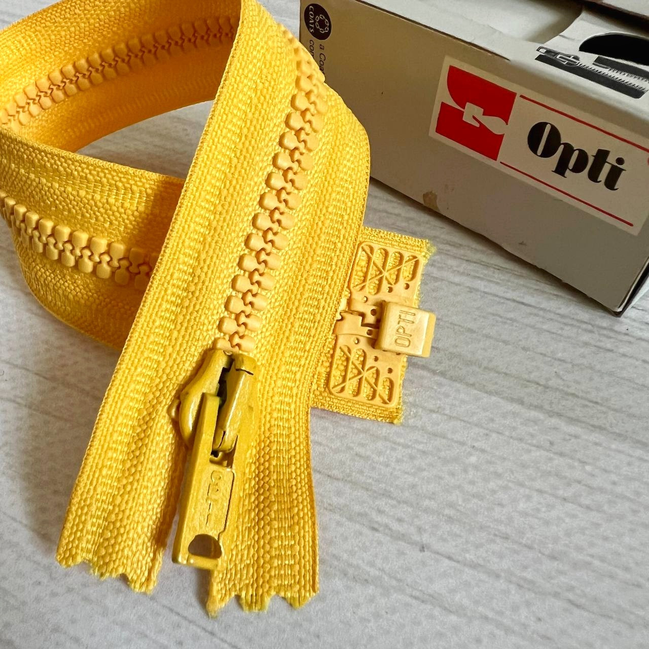 Тракторная молния разъемная Opti, 25 см (желтая) (ID#2327611884), цена ...