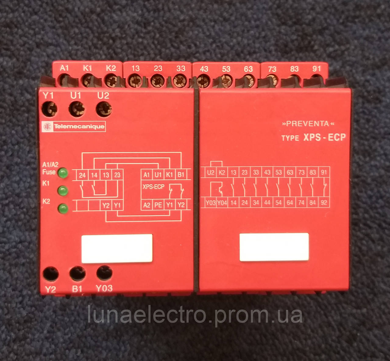 Реле безопасности Telemecanique (Schneider Electric) Preventa Type XPS ...