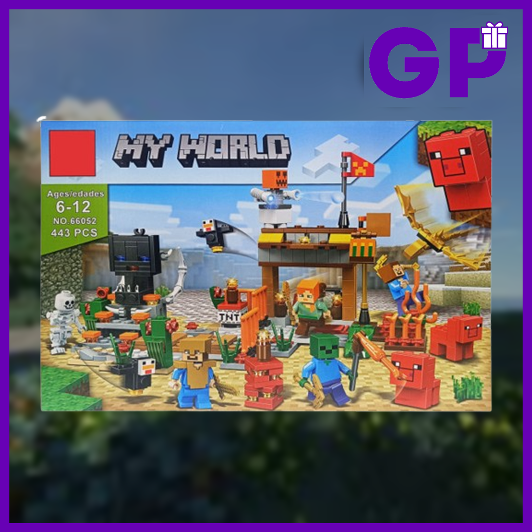 Набор конструктор lego minecraft для ребенка от 6 лет, большая игрушка ...