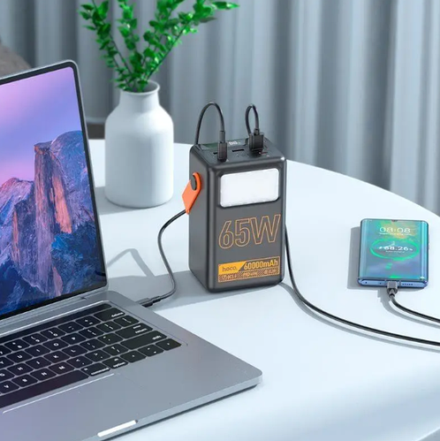 Повербанк с функцией быстрой зарядки для ноутбука 65ватт Power bank ...