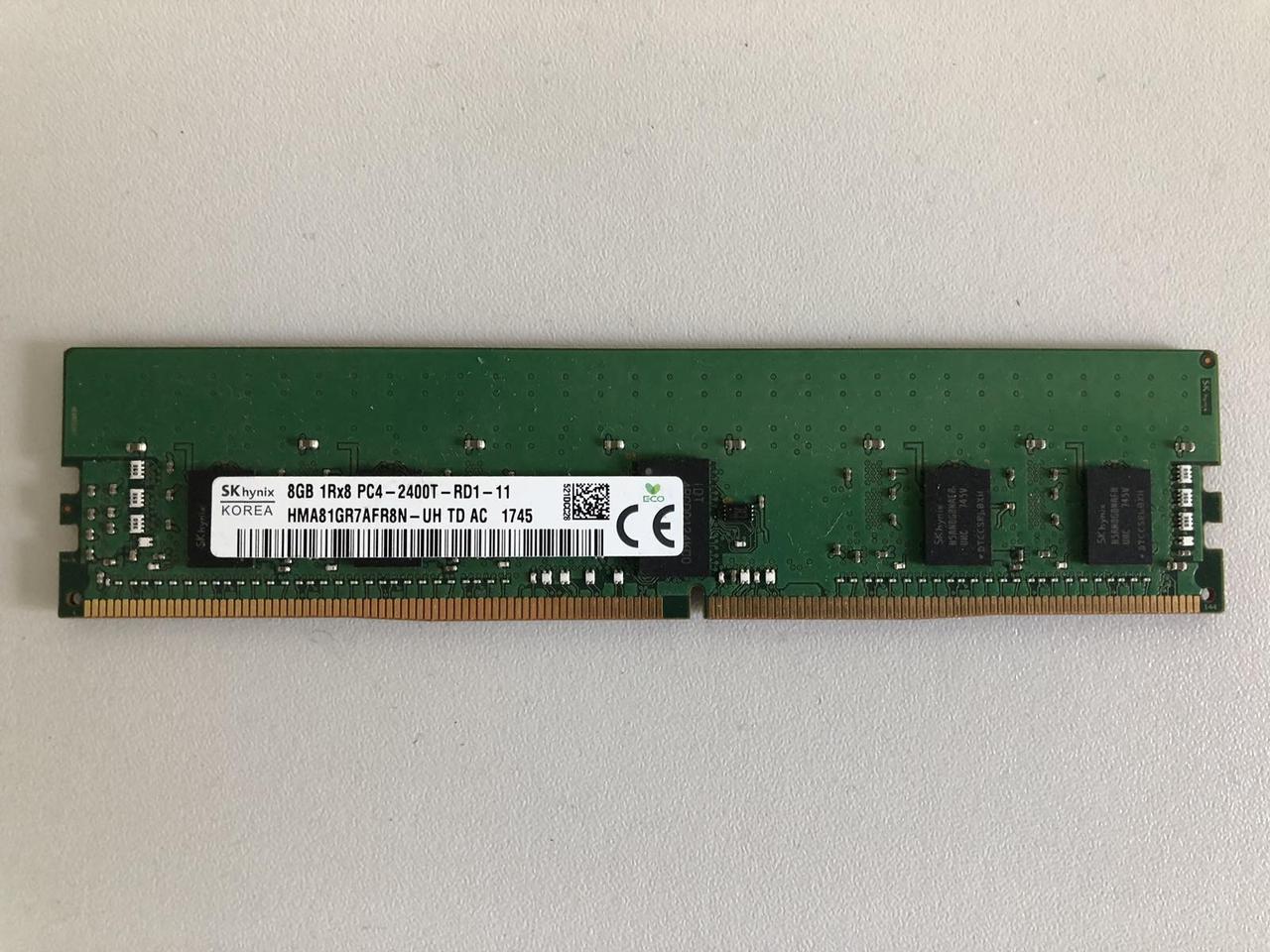 Оперативна пам'ять Micron 8GB DDR4 PC4-2400T RDIMM ECC Registered (ID ...