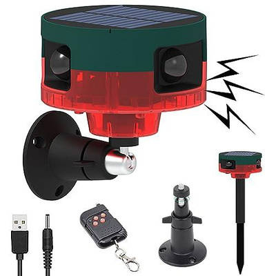 Сигнализация с датчиком движения на солнечной батарее 129 дБ IP55 с ...