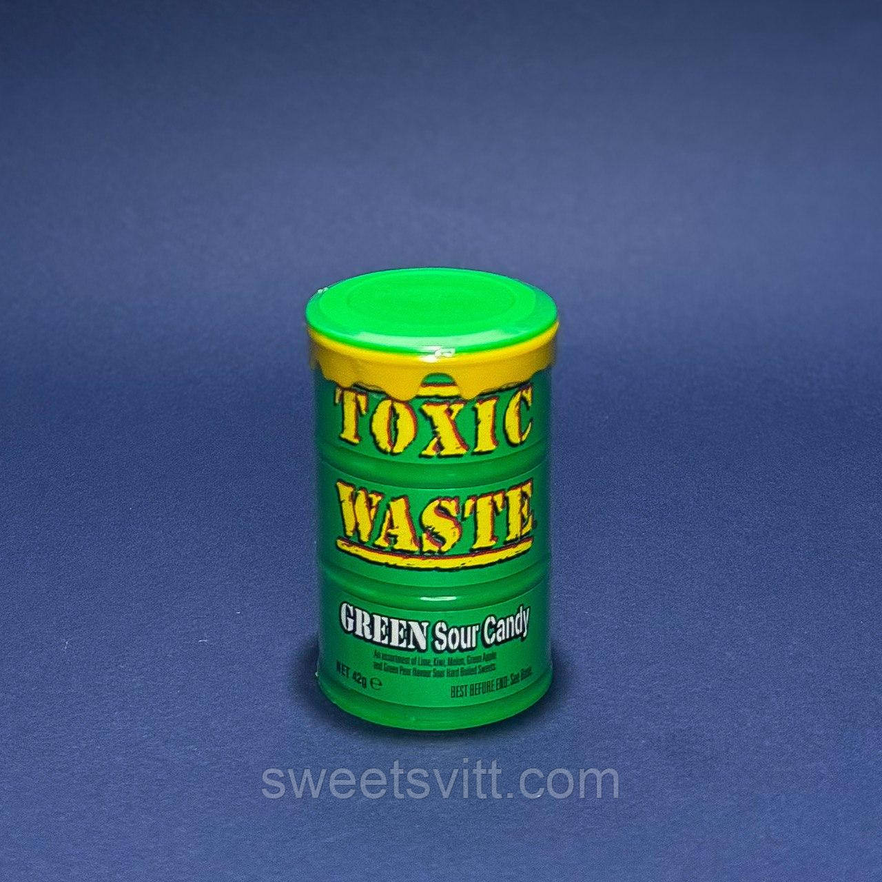 Конфеты Toxic Waste Green Drum 42 г (ID#2329127927), цена: 120 ...