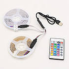 Купить Светодиодная LED лента двойная с Bluetooth, 25м, USB + пульт ...