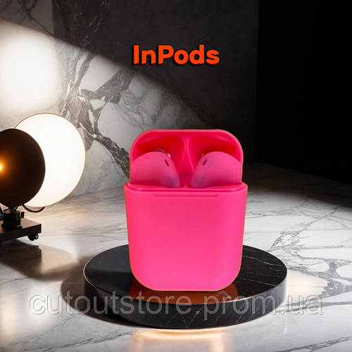 Беспроводные наушники InPods Красные. (ID#2329717855), цена: 350 ...