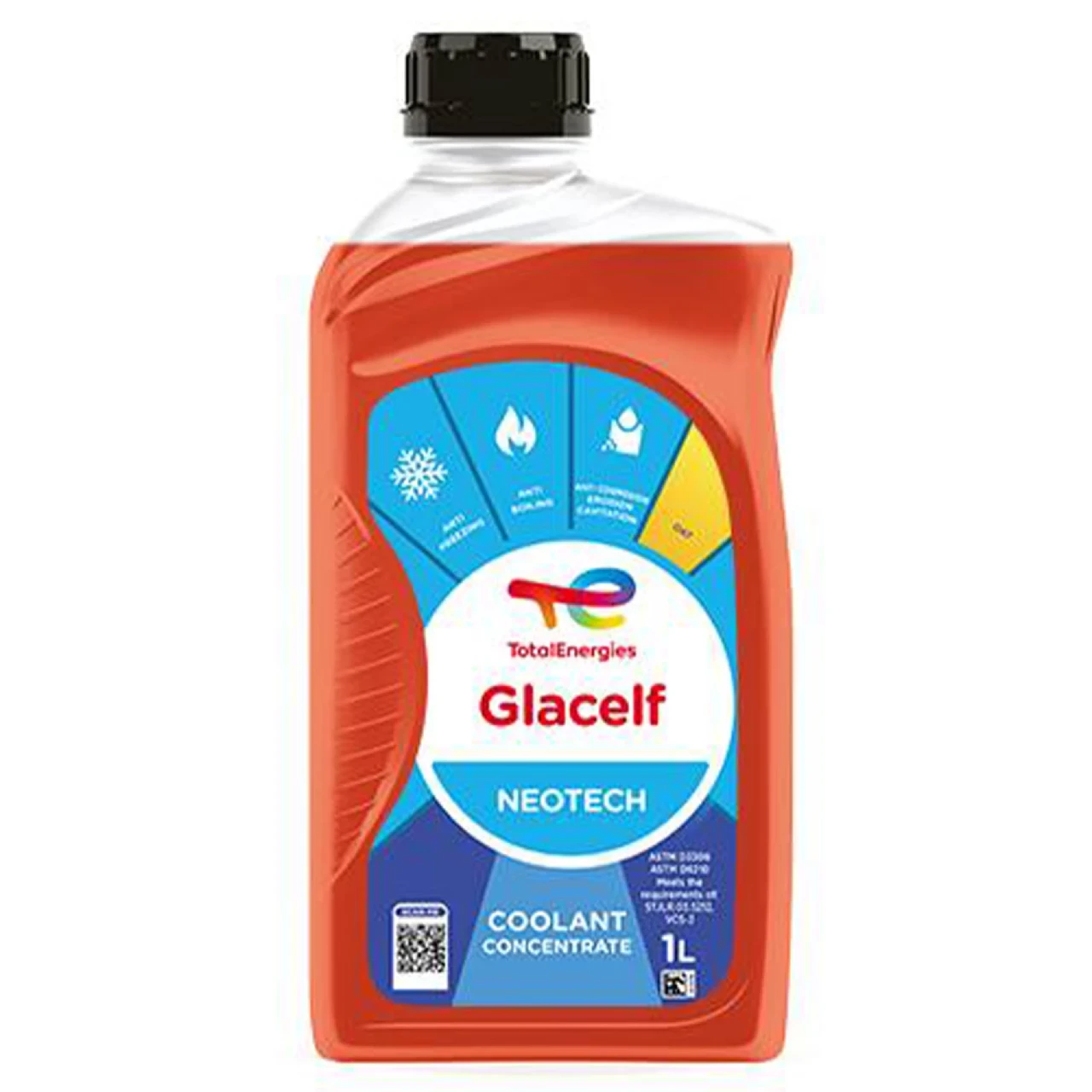 Жидкость охлаждающая TOTAL Glacelf Neotech G13 оранжевая концентрат 1 л ...