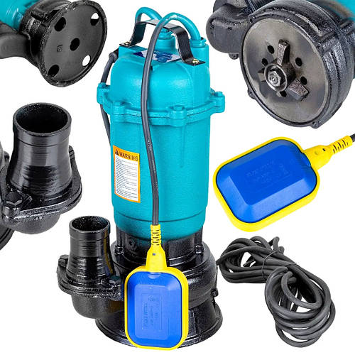 Мини дренажные насосы 3150Вт (с ножом и поплавком), Насос для выкачки ...