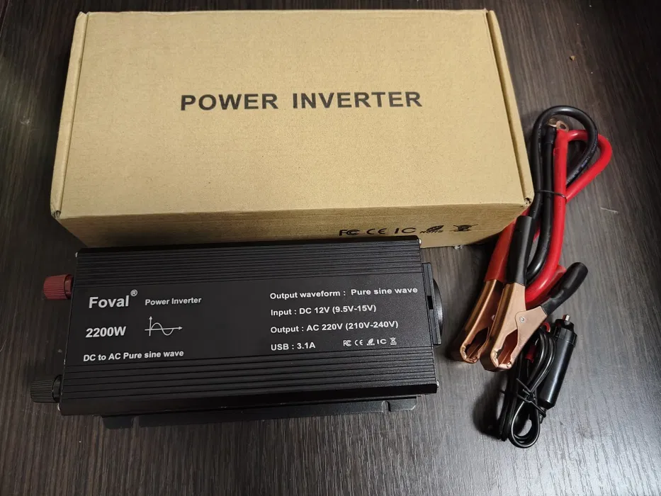 Foval Инвертор 2200Вт 12-220В для котла, холодильника, насоса чистая ...