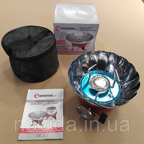 Горелка газовая туристическая с защитой от ветра INTERTOOL GS-0011 (ID#2332775380), цена: 289 ...